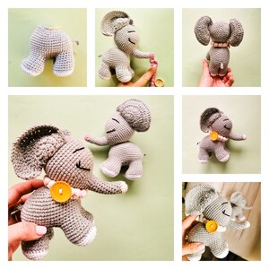 Hanno, the Elephant - Amigurumi PDF Crochet Pattern - Tutorial With ...