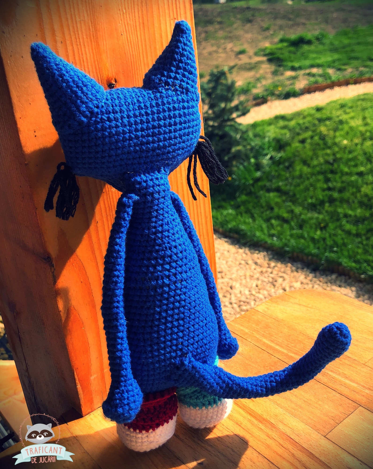 Blue Cat PDF Crochet Pattern Pete the Cat Amigurumi Step | Etsy
