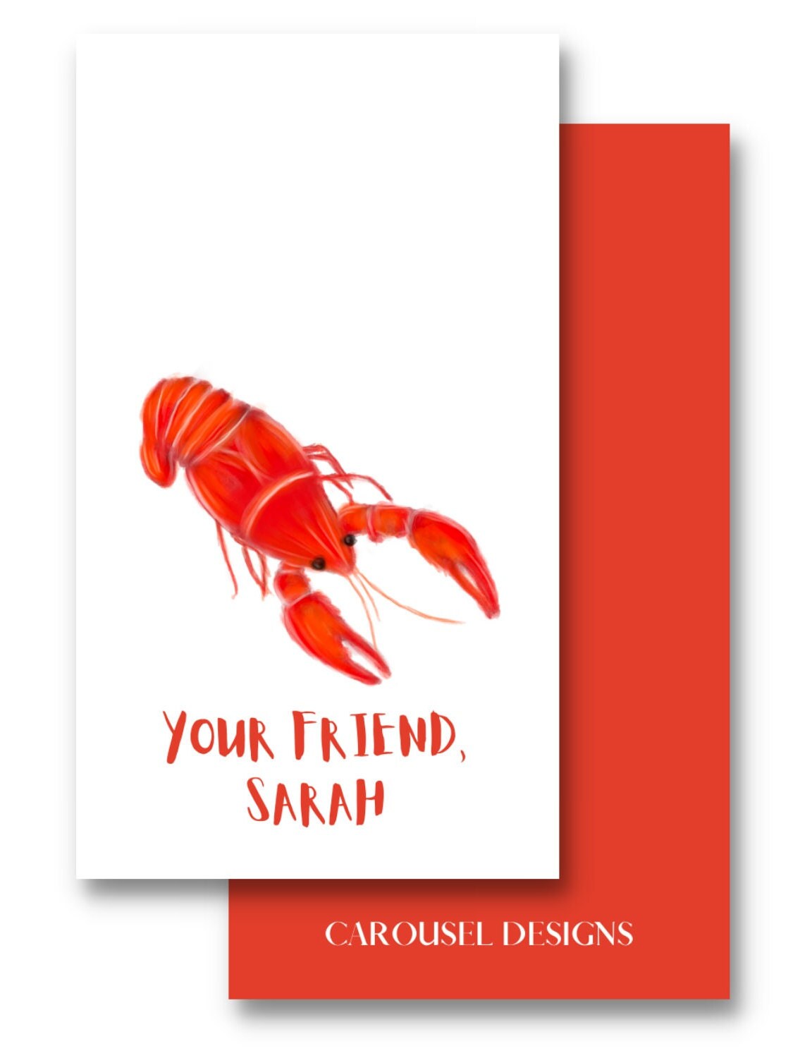 Crawfish Gift Tags - Etsy