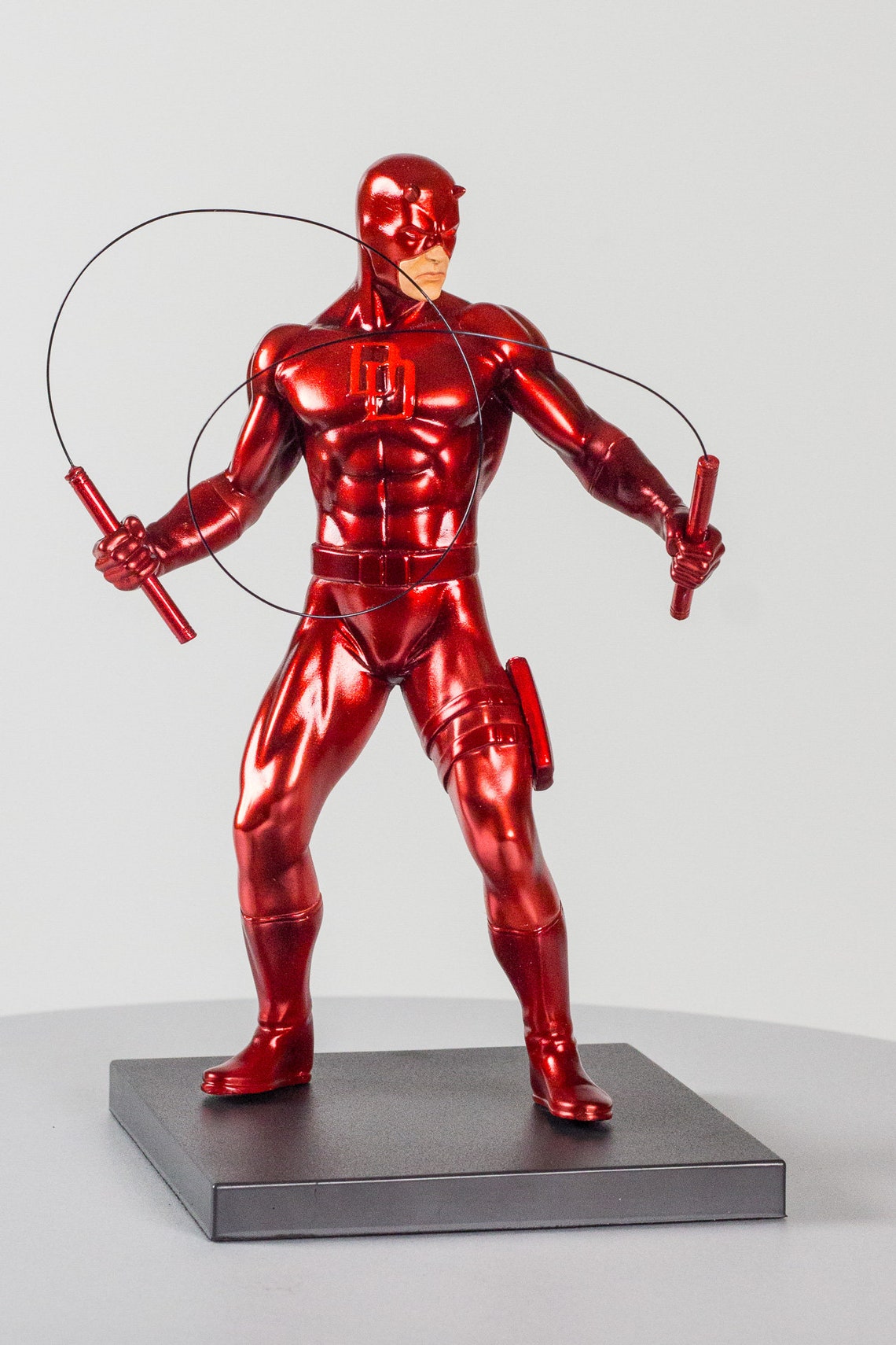 DAREDEVIL Statues Custom version METALLI RED | Etsy