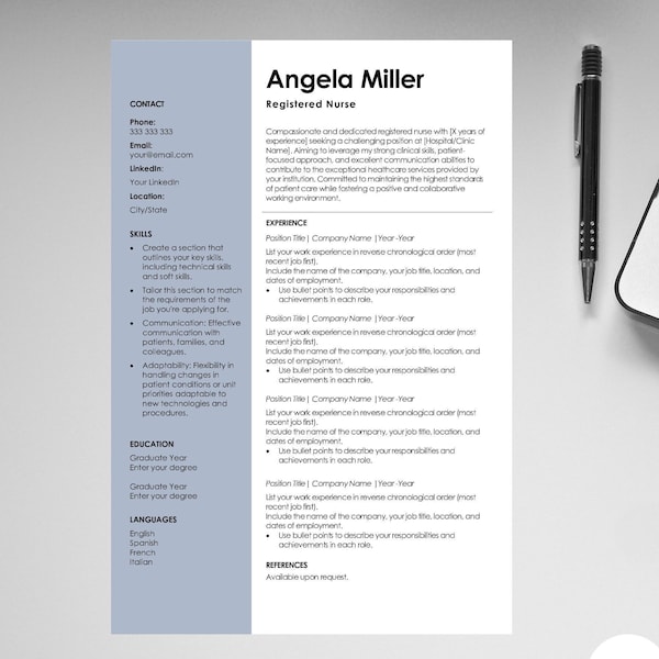 Bsn Cover Letter - Etsy