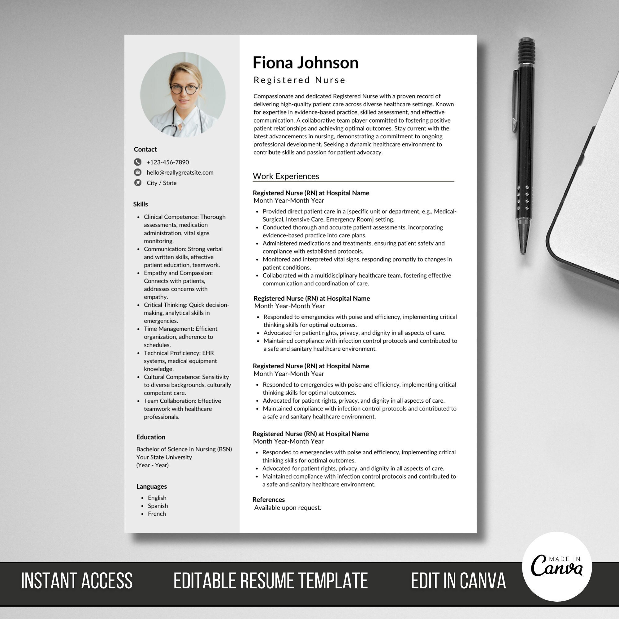 Nurse Resume, Nursing Cover Letter, RN Resume, Nurse Resume Writer ...
