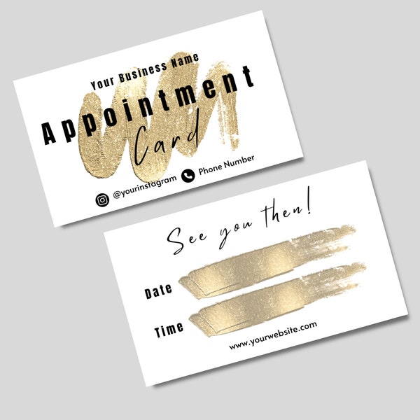 Next Appointment Business Card - Etsy