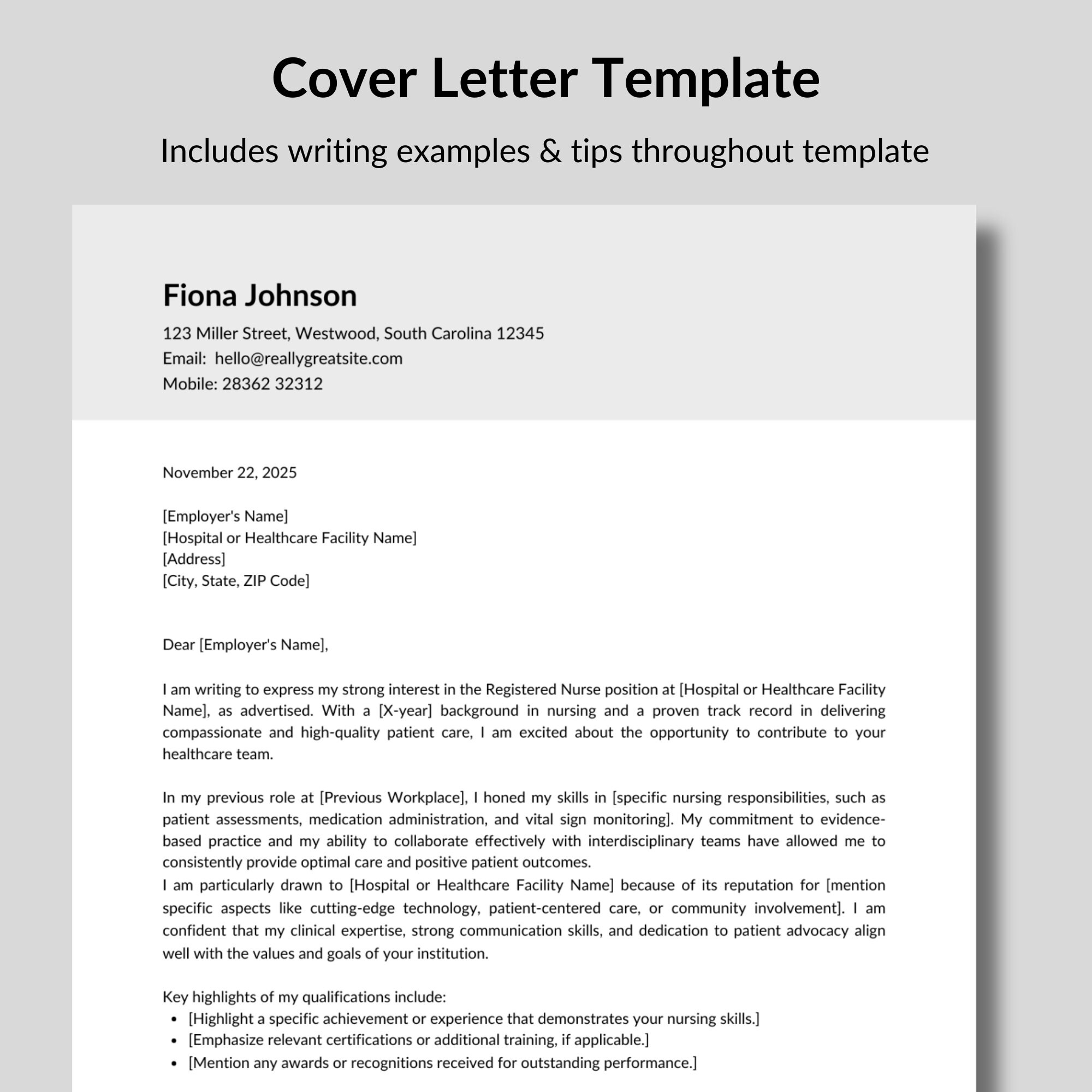 Nurse Resume, Nursing Cover Letter, RN Resume, Nurse Resume Writer ...