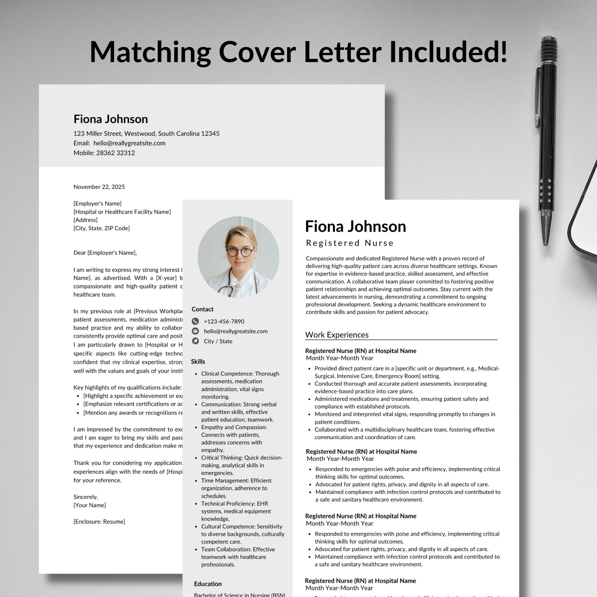 Nurse Resume, Nursing Cover Letter, RN Resume, Nurse Resume Writer ...