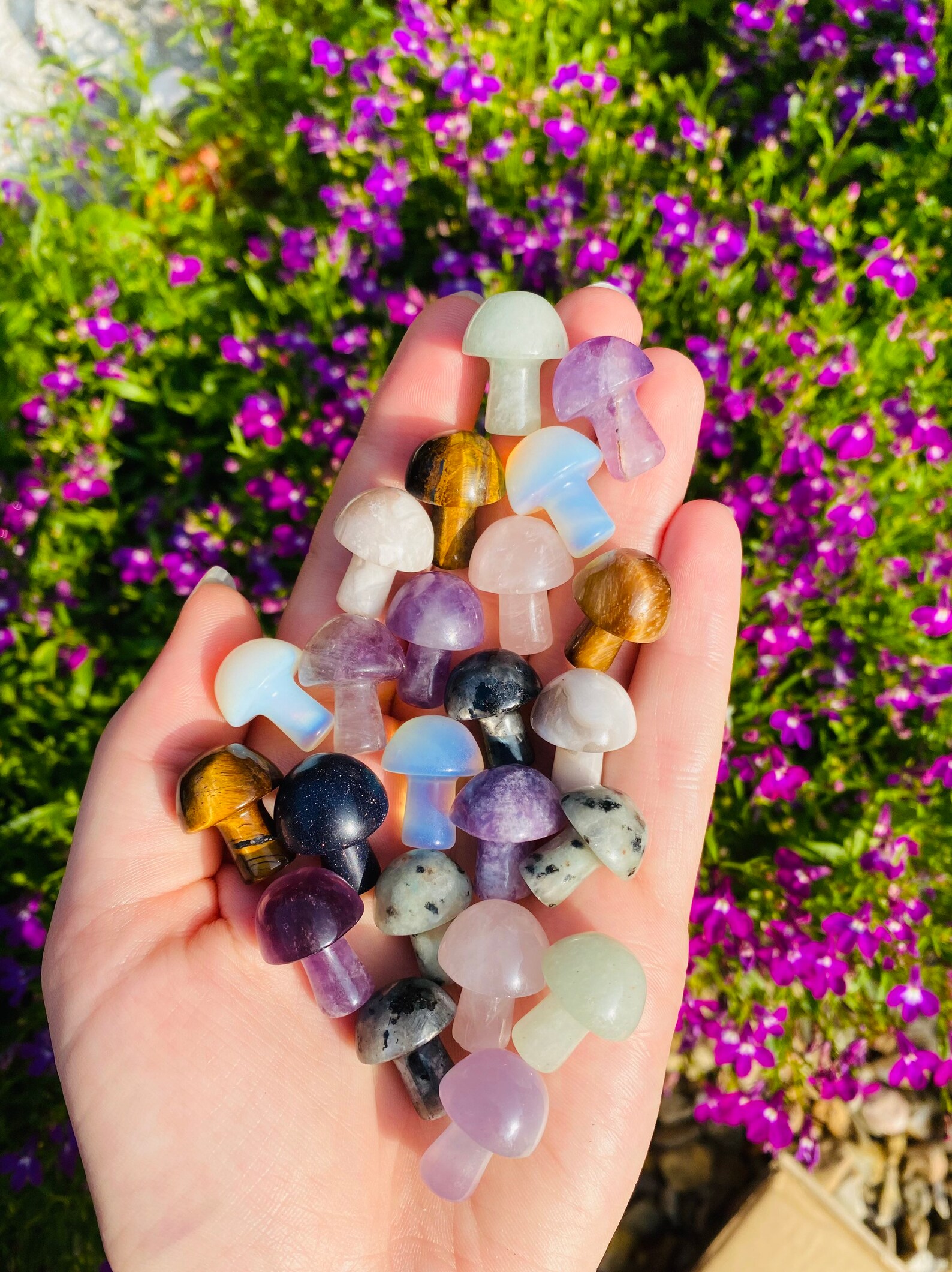 Crystal mushrooms various crystals available | Etsy