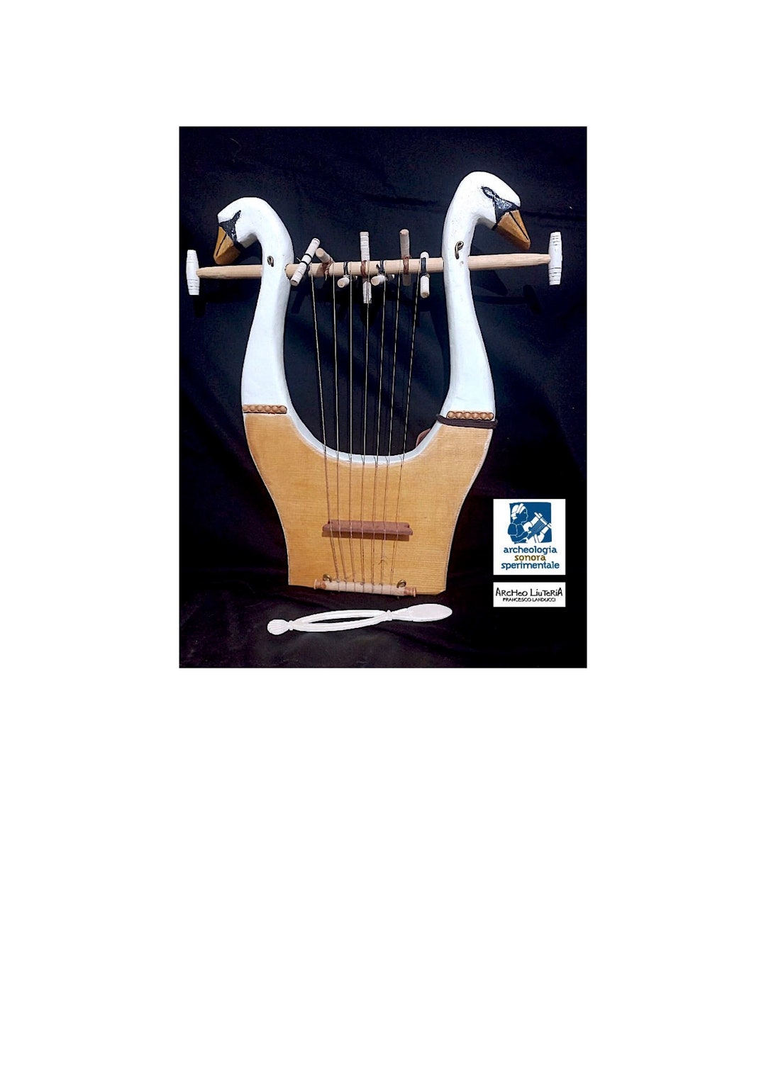 KITHÁRA, Cithara, Zither With Swan Heads - Etsy