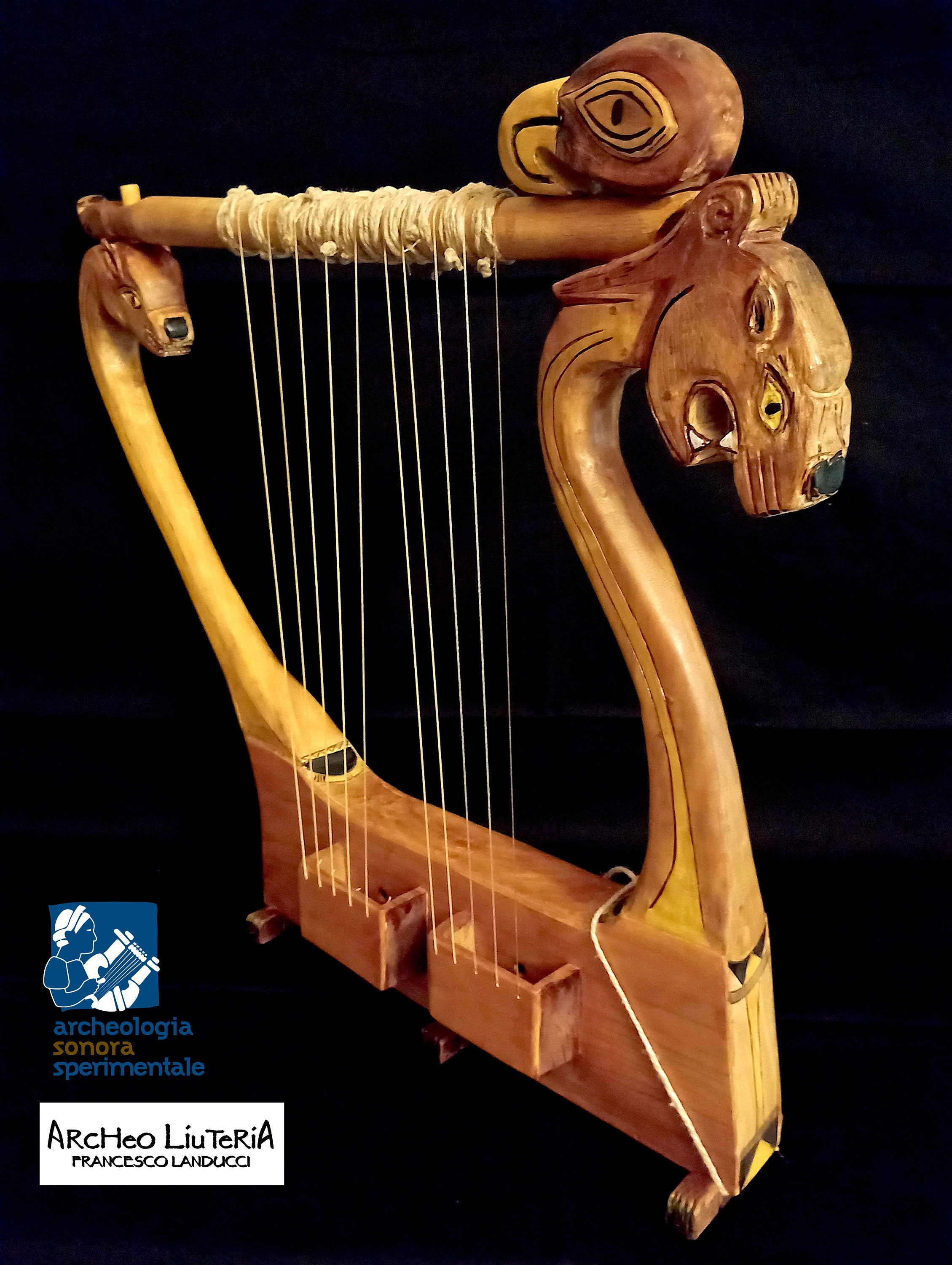 Hittite Kithara Inandik Lyre Inandik Lyra Inandik Cithara - Etsy