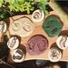 Insect Minibeast Bugs Log Slices Patterns Play Dough Stampers Stamps ...