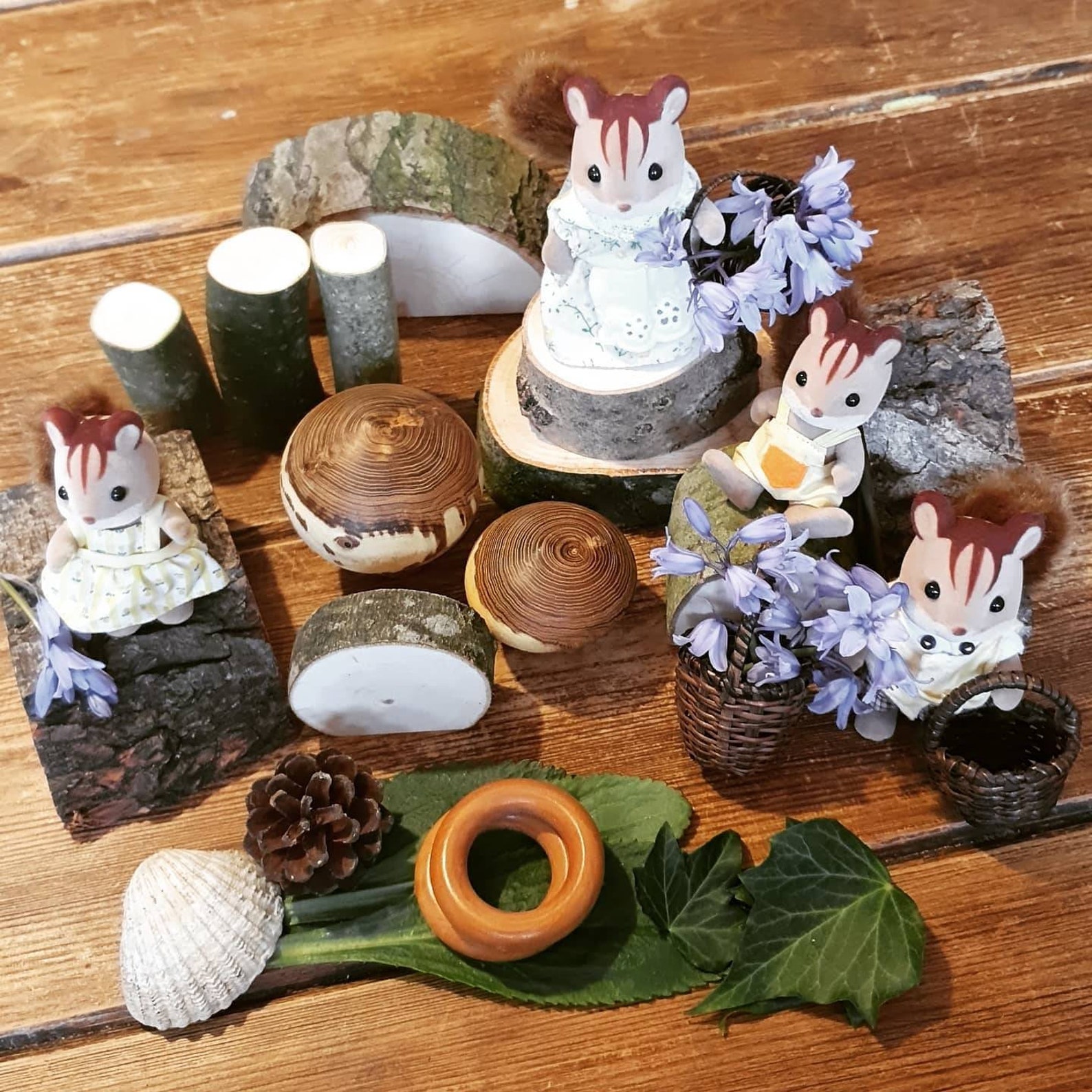 Little Box Log Pieces Loose Parts Offcuts Slices Building Kit - Etsy Canada