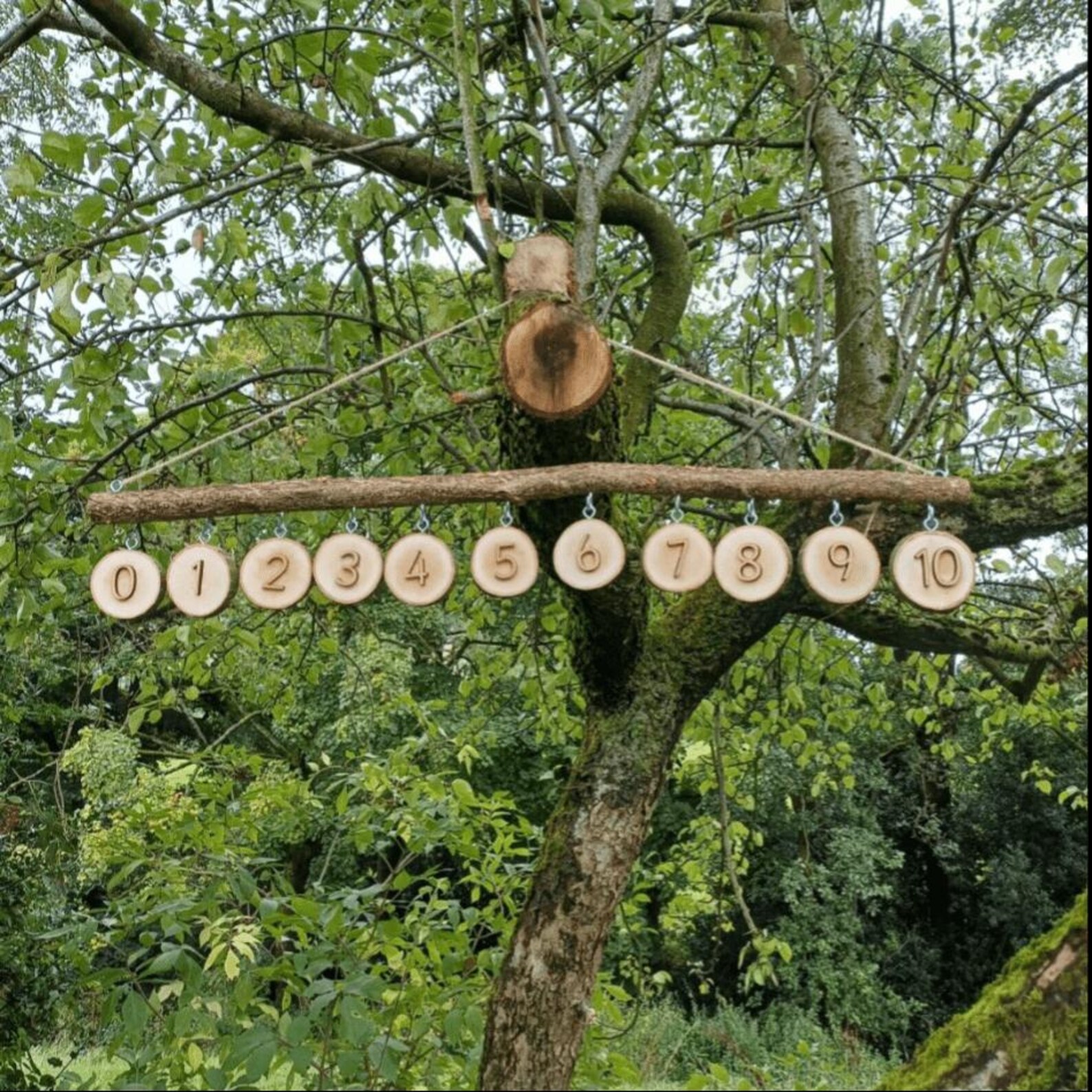 Hanging Number Line - Etsy UK