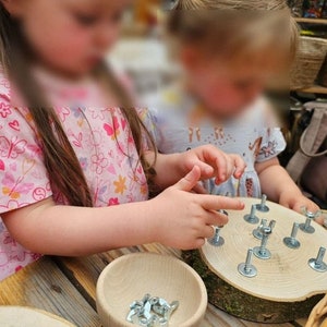 Large Geo Boards Funky Fingers Gym Fine Motor Skills EYFS Log Slices ...