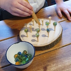 Large Geo Boards Funky Fingers Gym Fine Motor Skills EYFS Log Slices ...