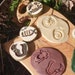 Insect Minibeast Bugs Log Slices Patterns Play Dough Stampers Stamps ...
