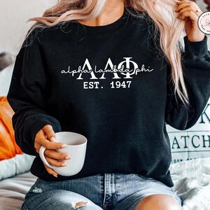 Sorority Custom Sweatshirt, Personalized Sorority Shirt, Cute Sorority ...