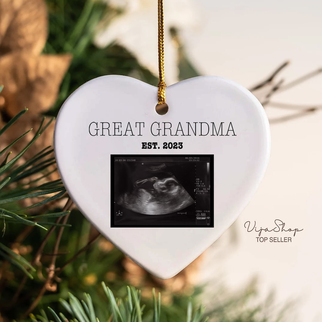 Personalised Baby Scan Bauble for Daddy to Be Christmas Gift From the ...