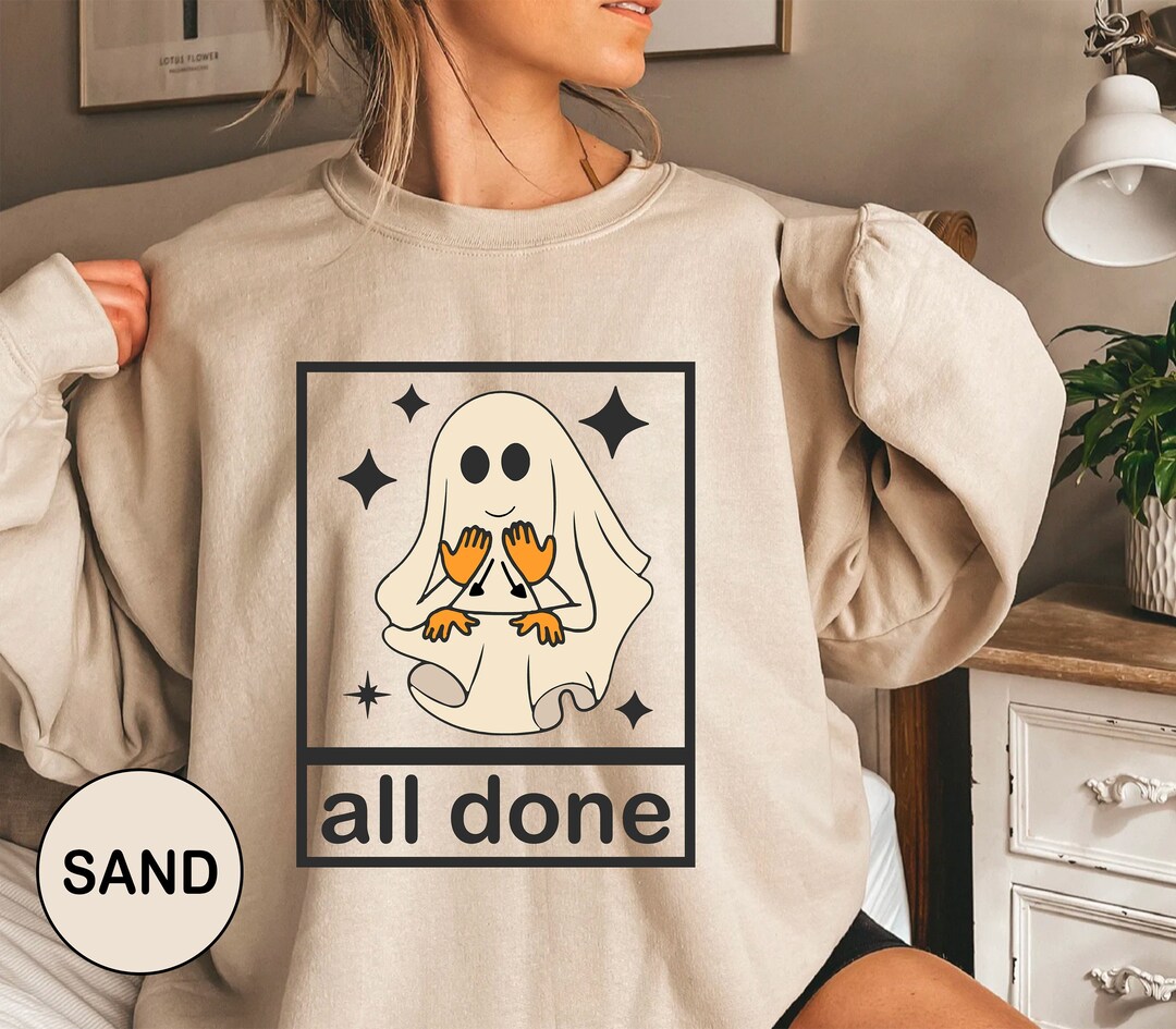 All Done Sign Language Speech Pathology Aac Sped Teacher, Halloween ...