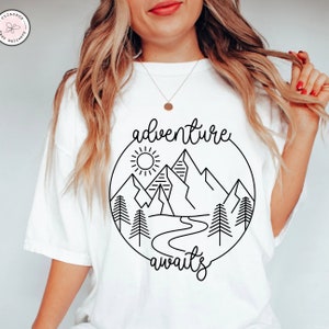 Adventure Awaits Shirt, Camping Shirts, Wanderlust Explore More Shirt ...
