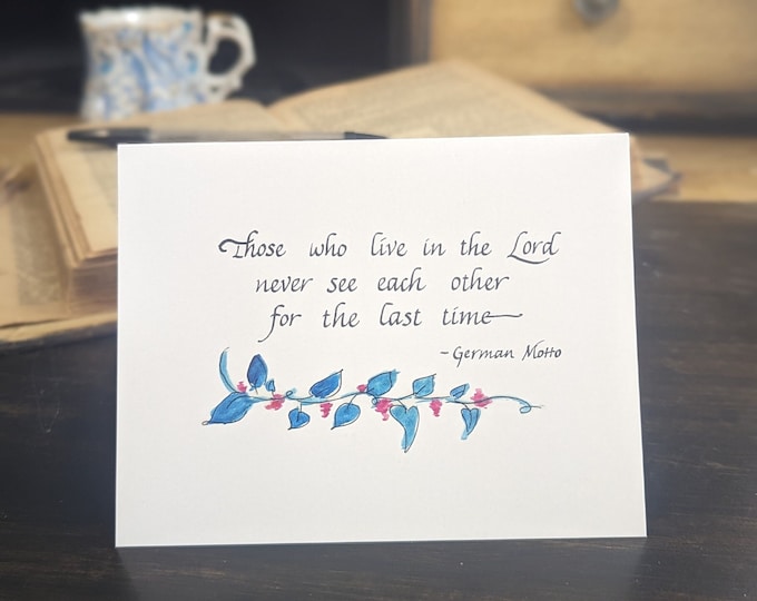 Christian Sympathy Card, Care Card, Care and Comfort, Comfort Card ...