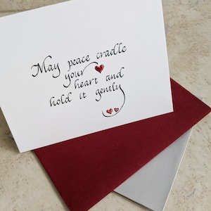 Christian Greeting Card, Encouragement Card, Comfort Card, Thinking of ...