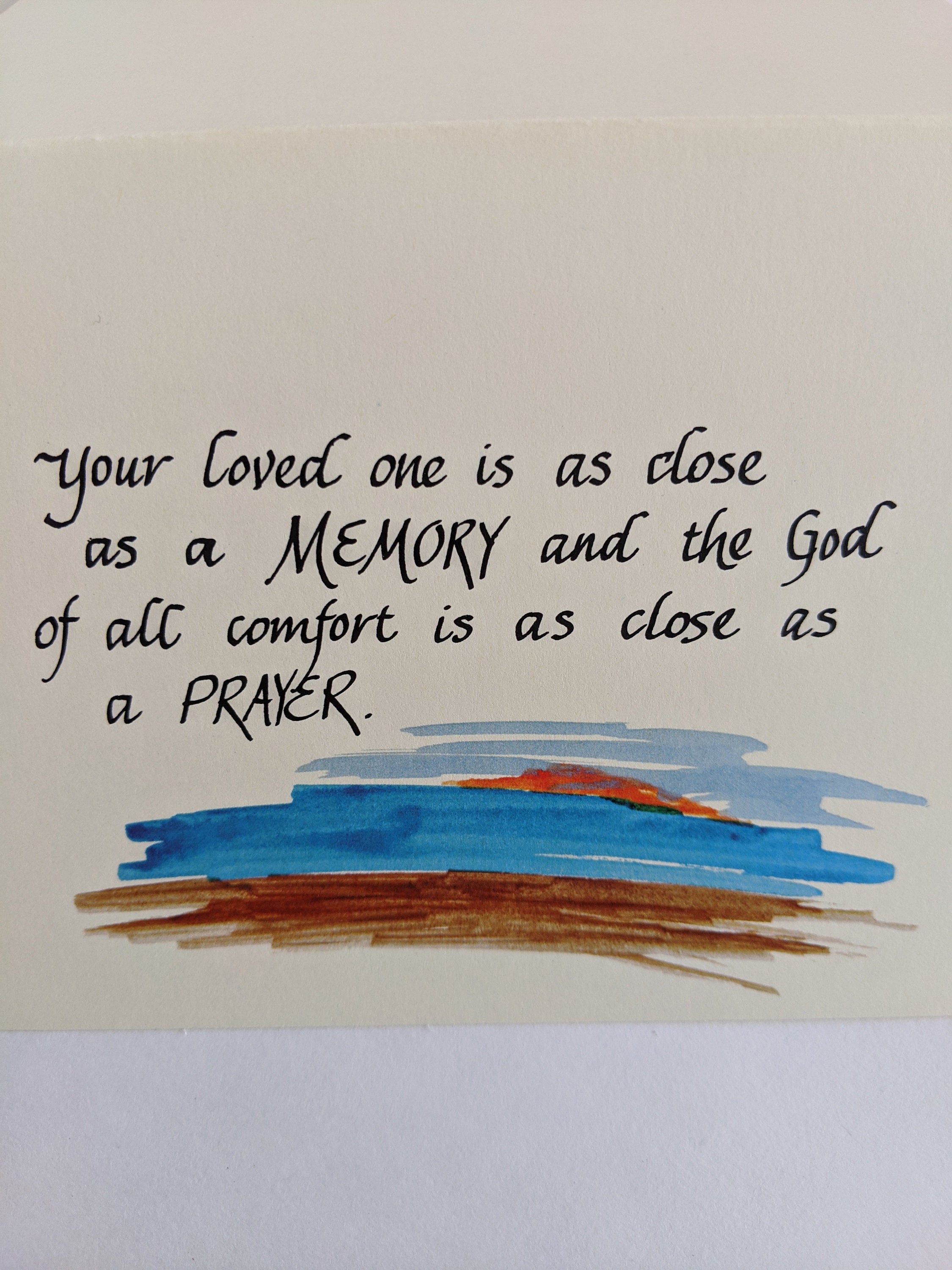 Sympathy Card, Thinking of You, Difficult Time, Care and Comfort ...