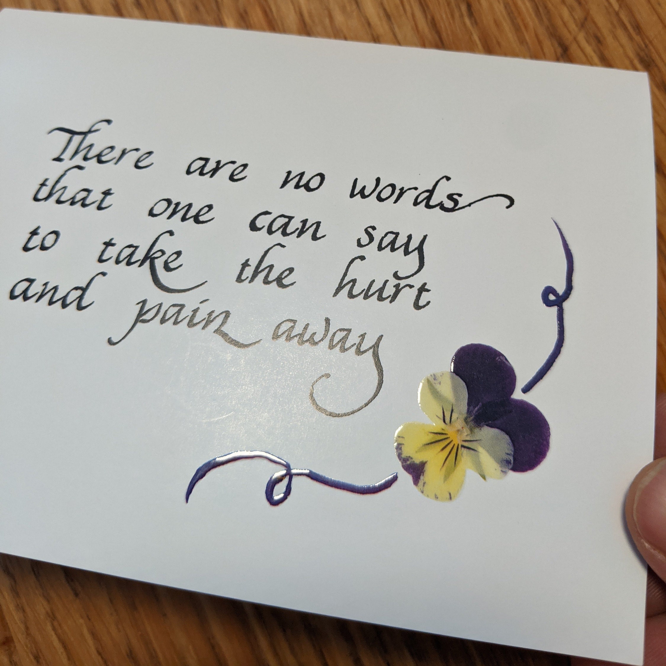 Sympathy Card, Handmade Cards, in Memory Of, Sorry for Your Loss ...