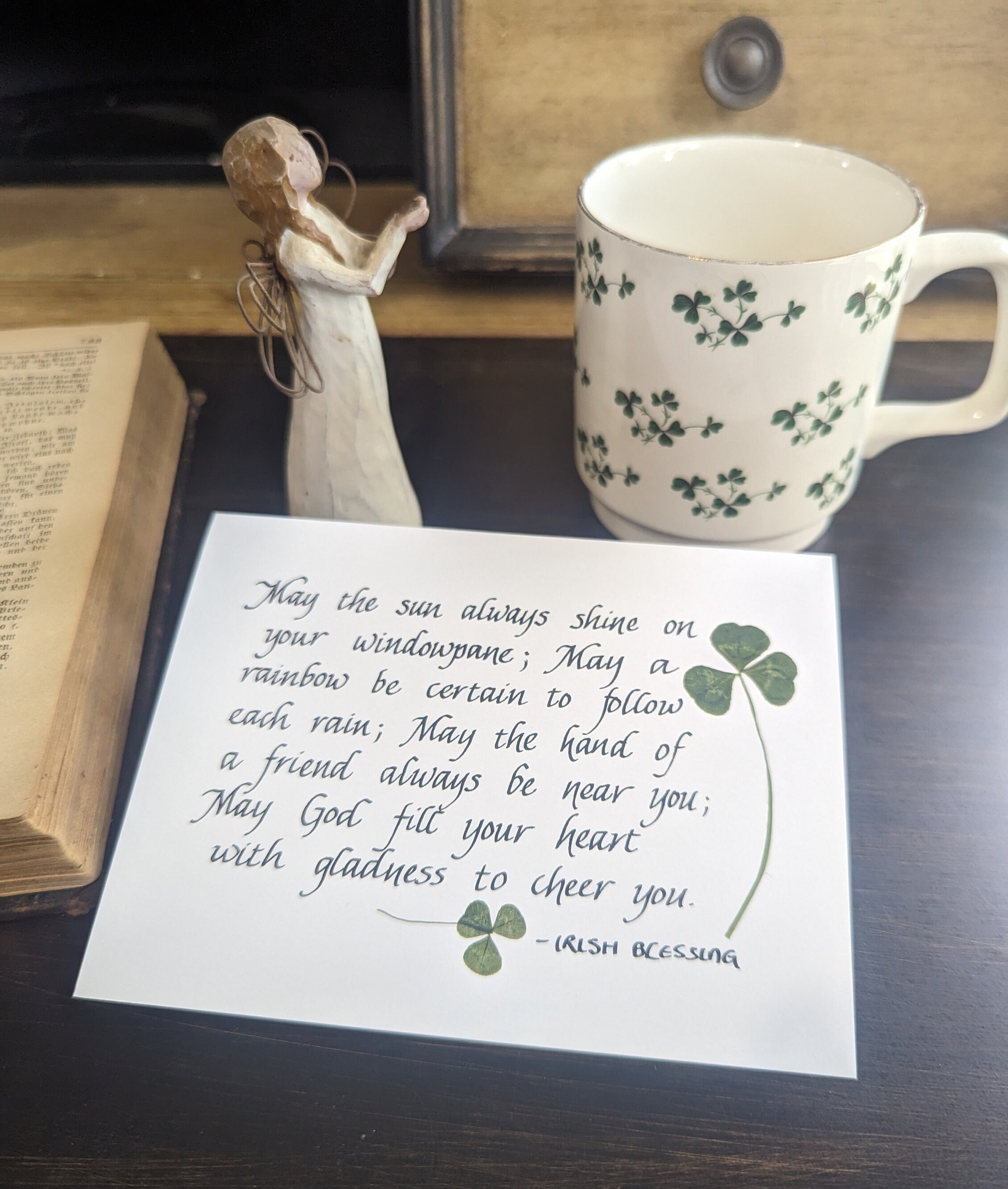 Irish Blessing Card, Calligraphy Cards, Handmade Cards, Christian Cards ...