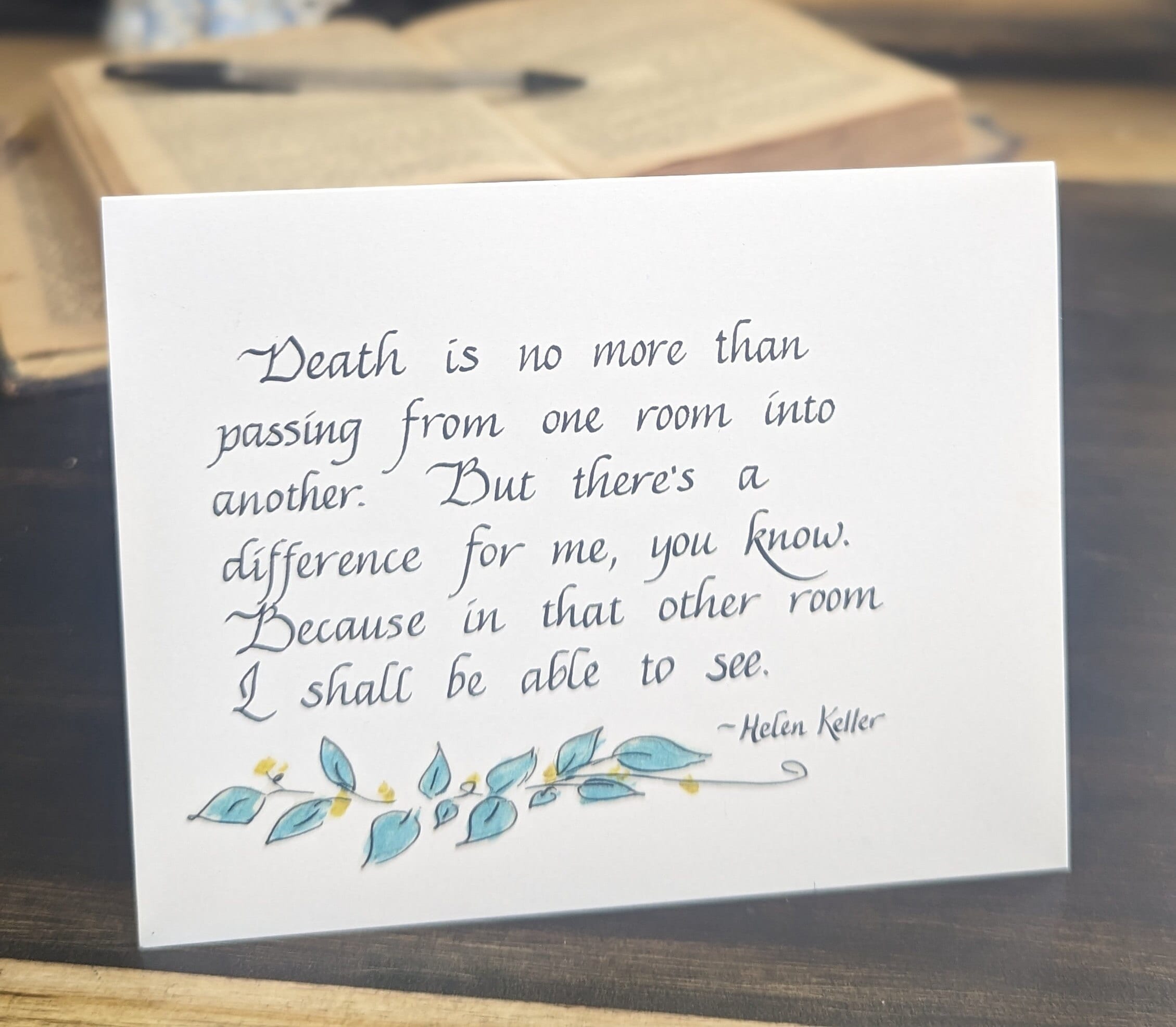 Christian Sympathy Card, Care Card, Comfort Card, Handmade Card ...