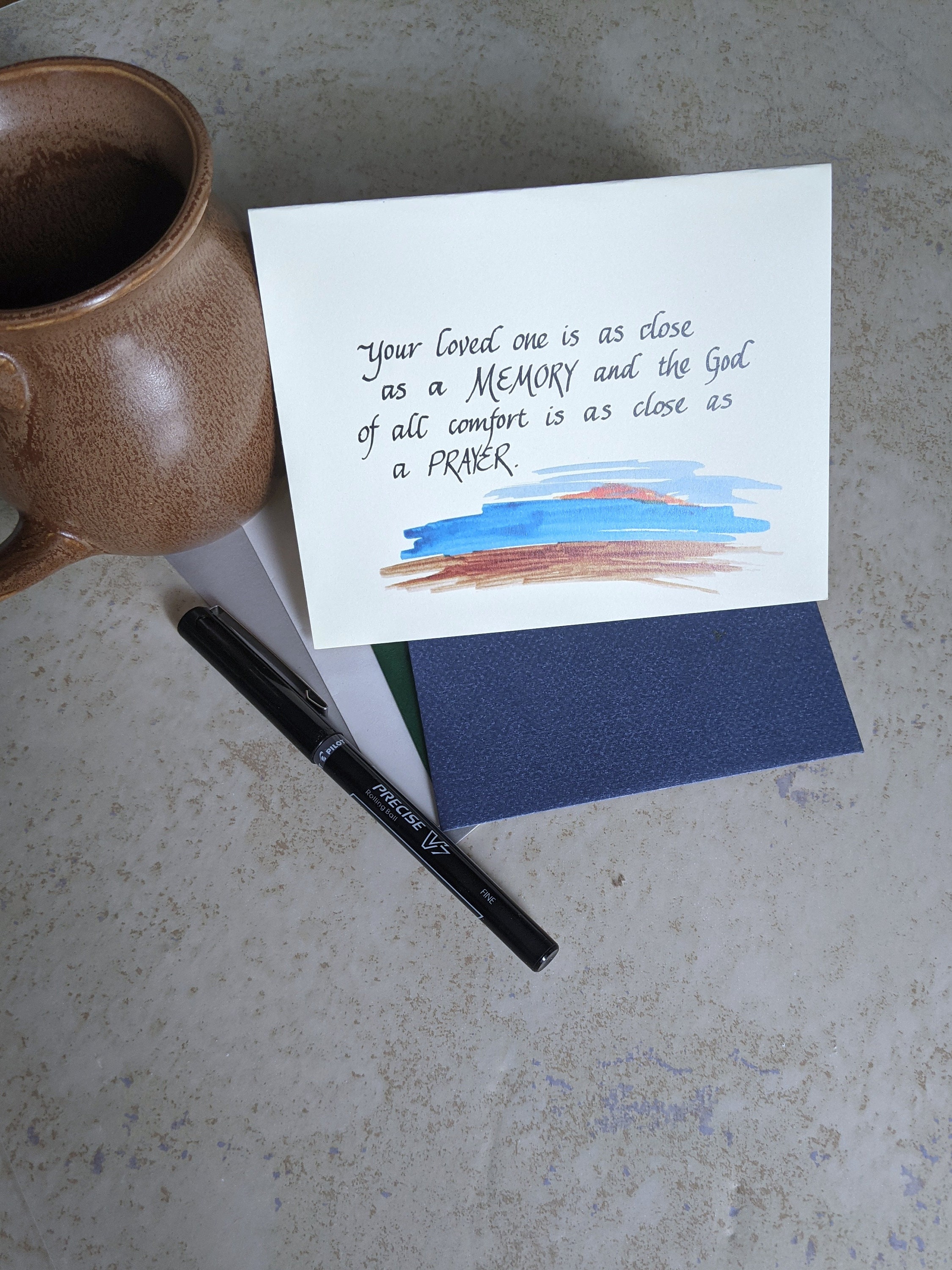 Sympathy Card, Thinking of You, Difficult Time, Care and Comfort ...
