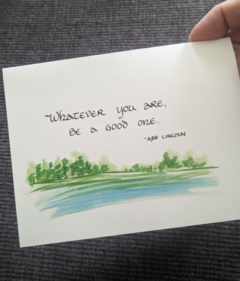 Congratulations Card, Graduation Card, Abe Lincoln Quote, Best Wishes ...