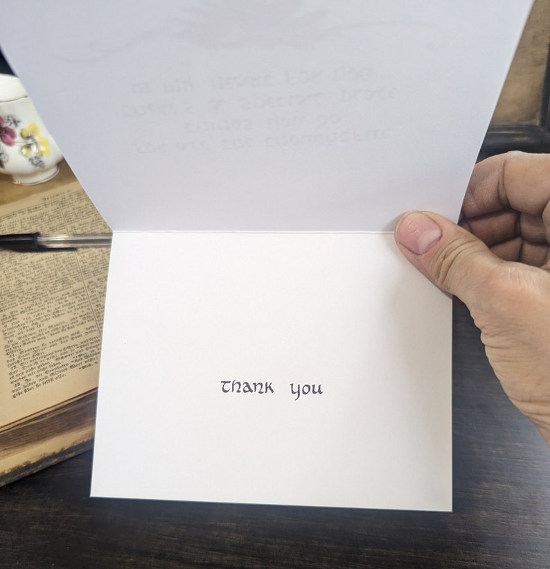 Christian Thank You Card, Thank You Notes, Thinking of You Card, Card ...