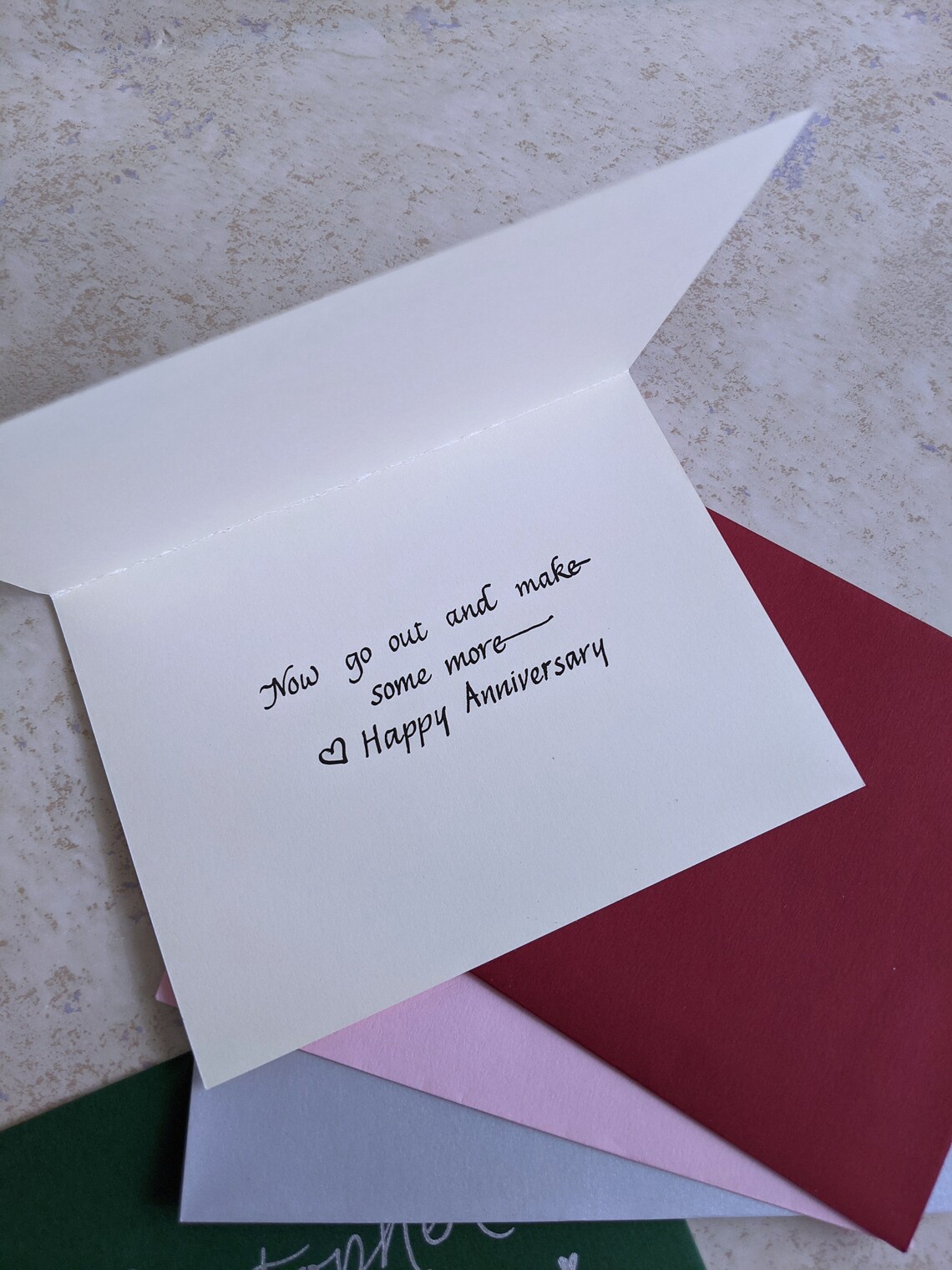 Anniversary Card, Love Card, Celebrate Marriage Card, Calligraphy ...