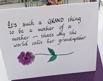 Congratulations Grandma Card - Etsy