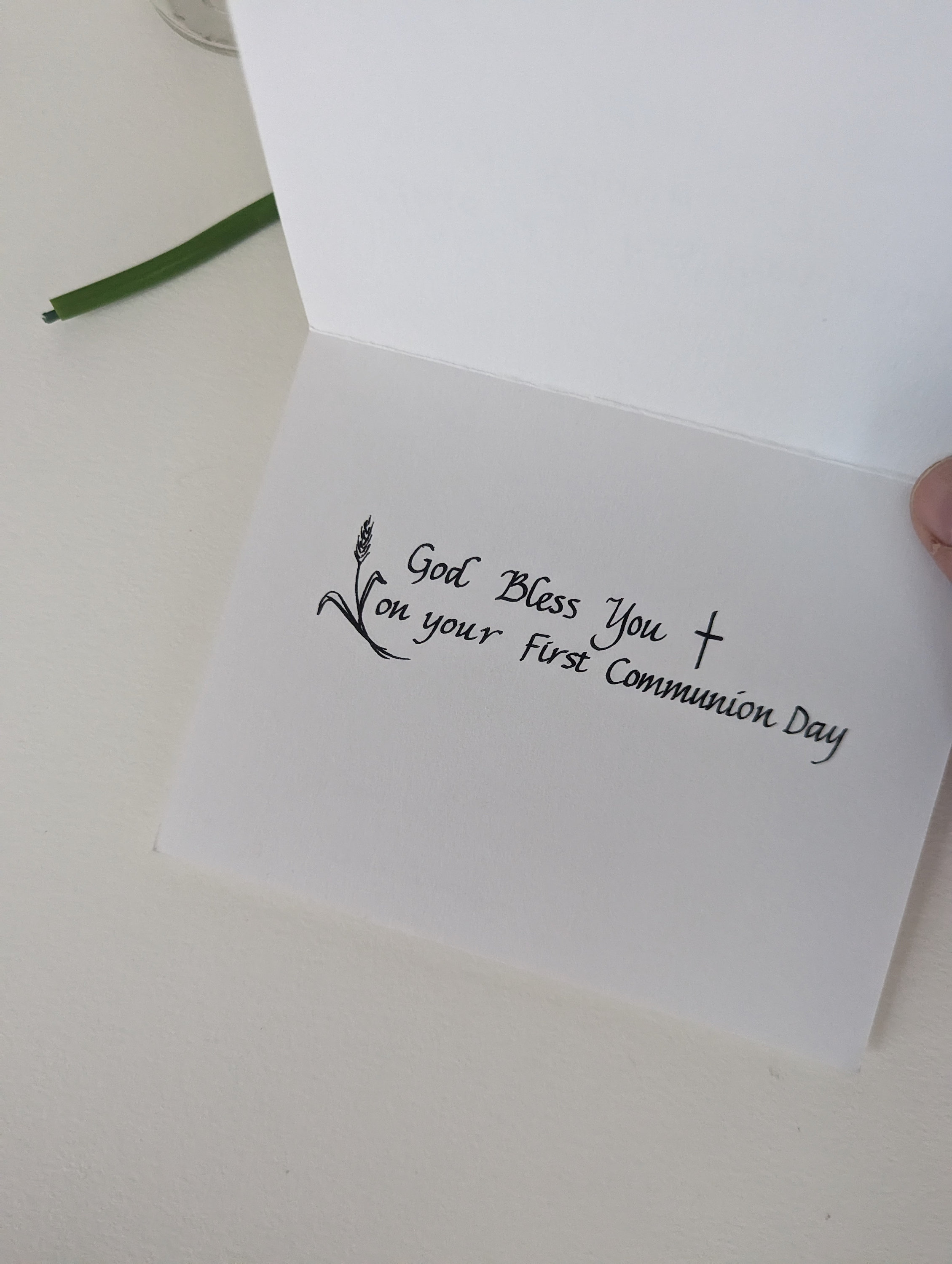 First Communion Card, Christian Greeting Card, Religious Cards, First ...