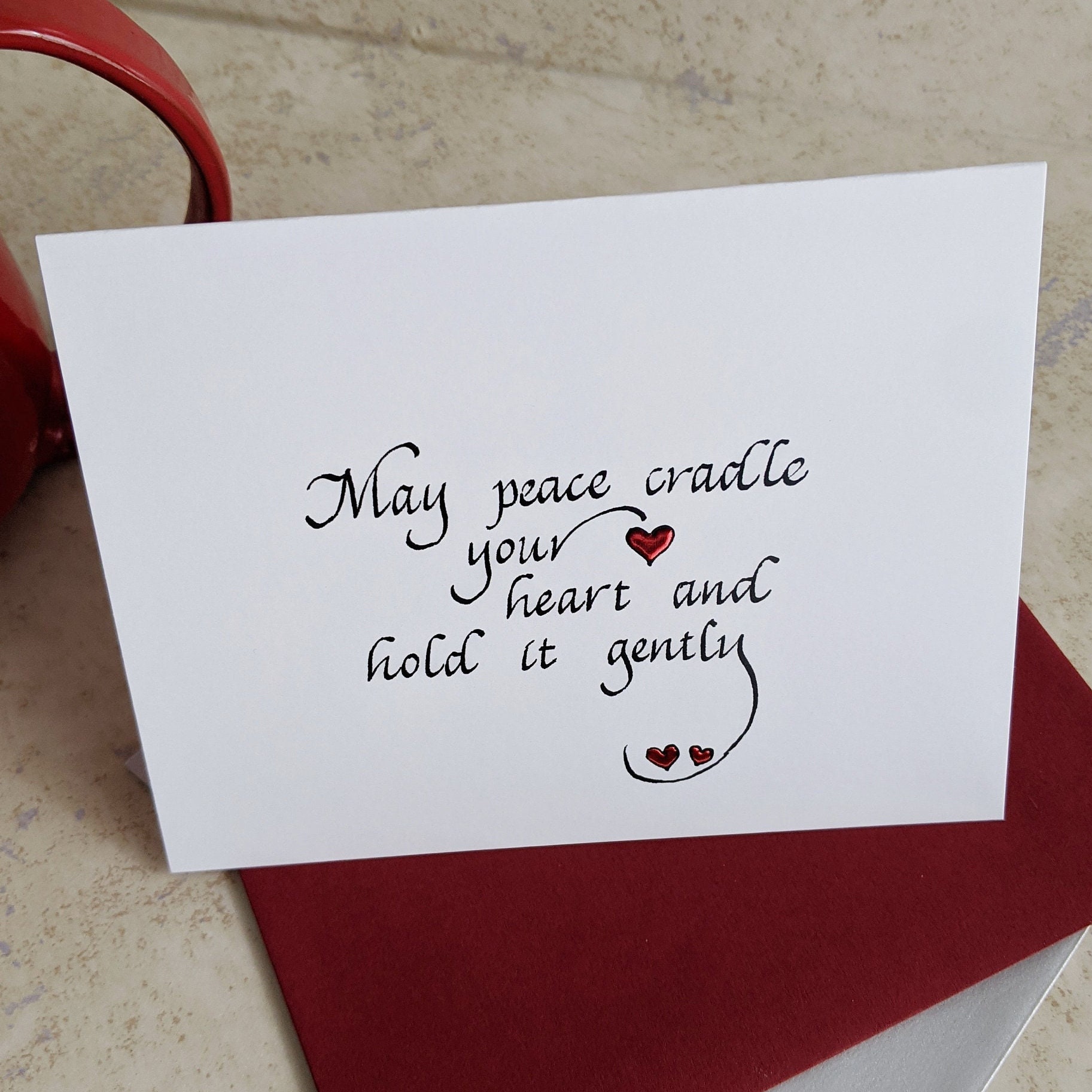 Christian Greeting Card, Encouragement Card, Comfort Card, Thinking of ...