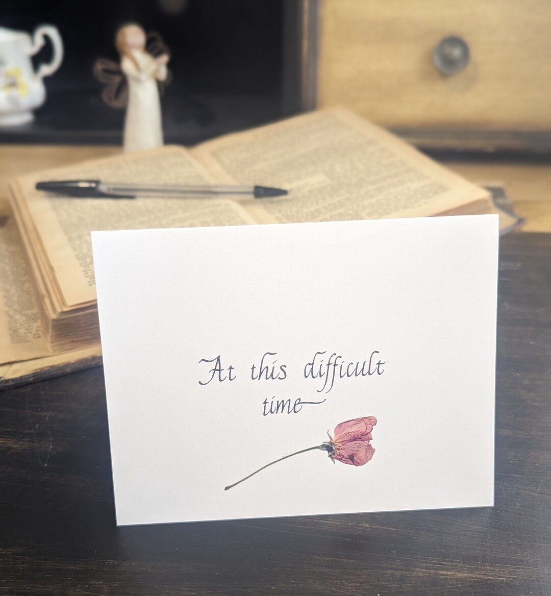 Christian Comfort Card, Care Card, Sympathy Card, Cards for Loss, Care ...