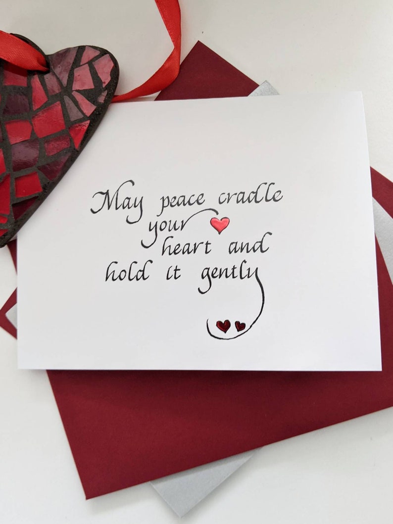 Christian Greeting Card, Encouragement Card, Comfort Card, Thinking of ...