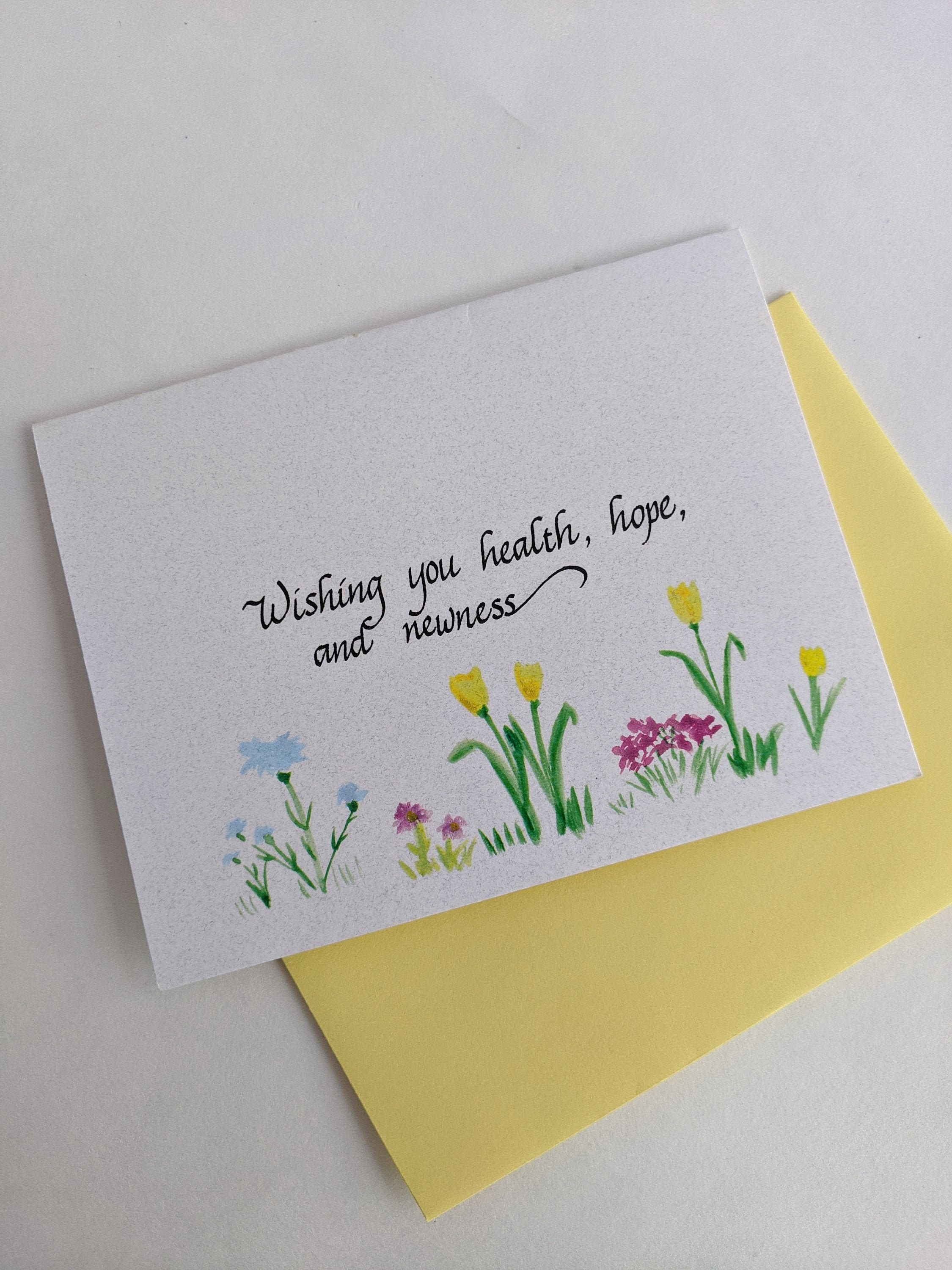 Get Well Card, Get Well Soon Card, Recovery Card, Thinking of You Card ...