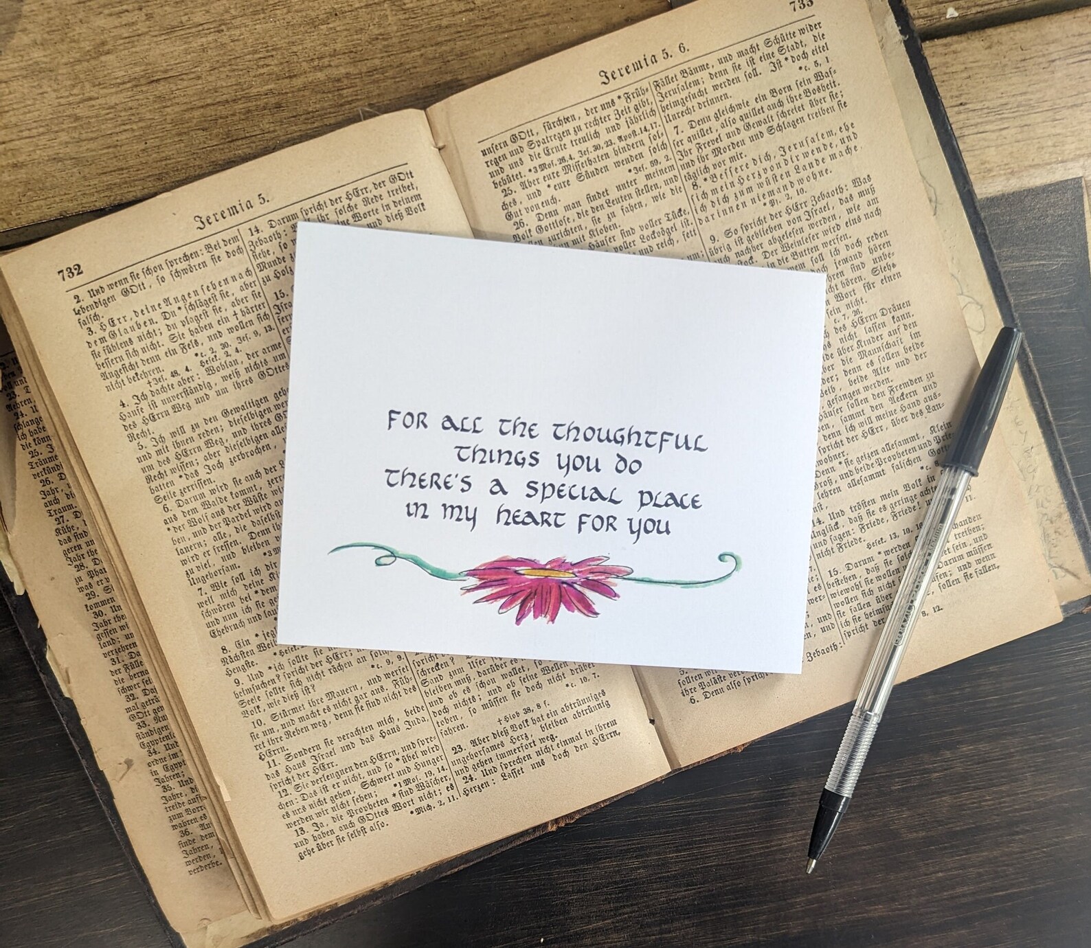 Christian Thank You Card, Thank You Notes, Thinking of You Card, Card ...