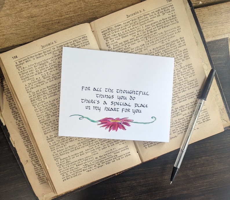 Christian Thank You Card, Thank You Notes, Thinking of You Card, Card ...