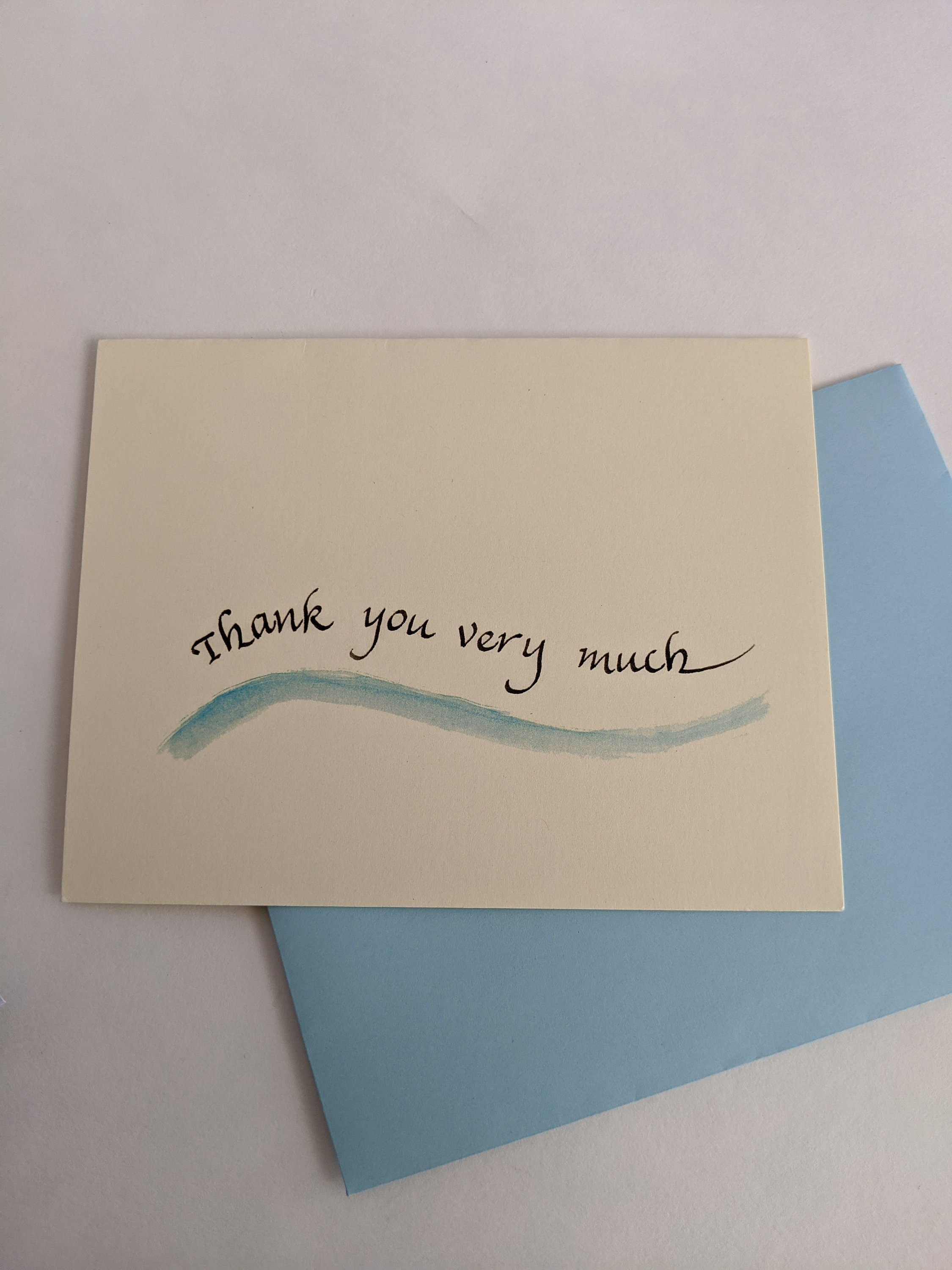 Thank You Cards, Handmade Thank You Note, Thank You Notes, Calligraphy ...