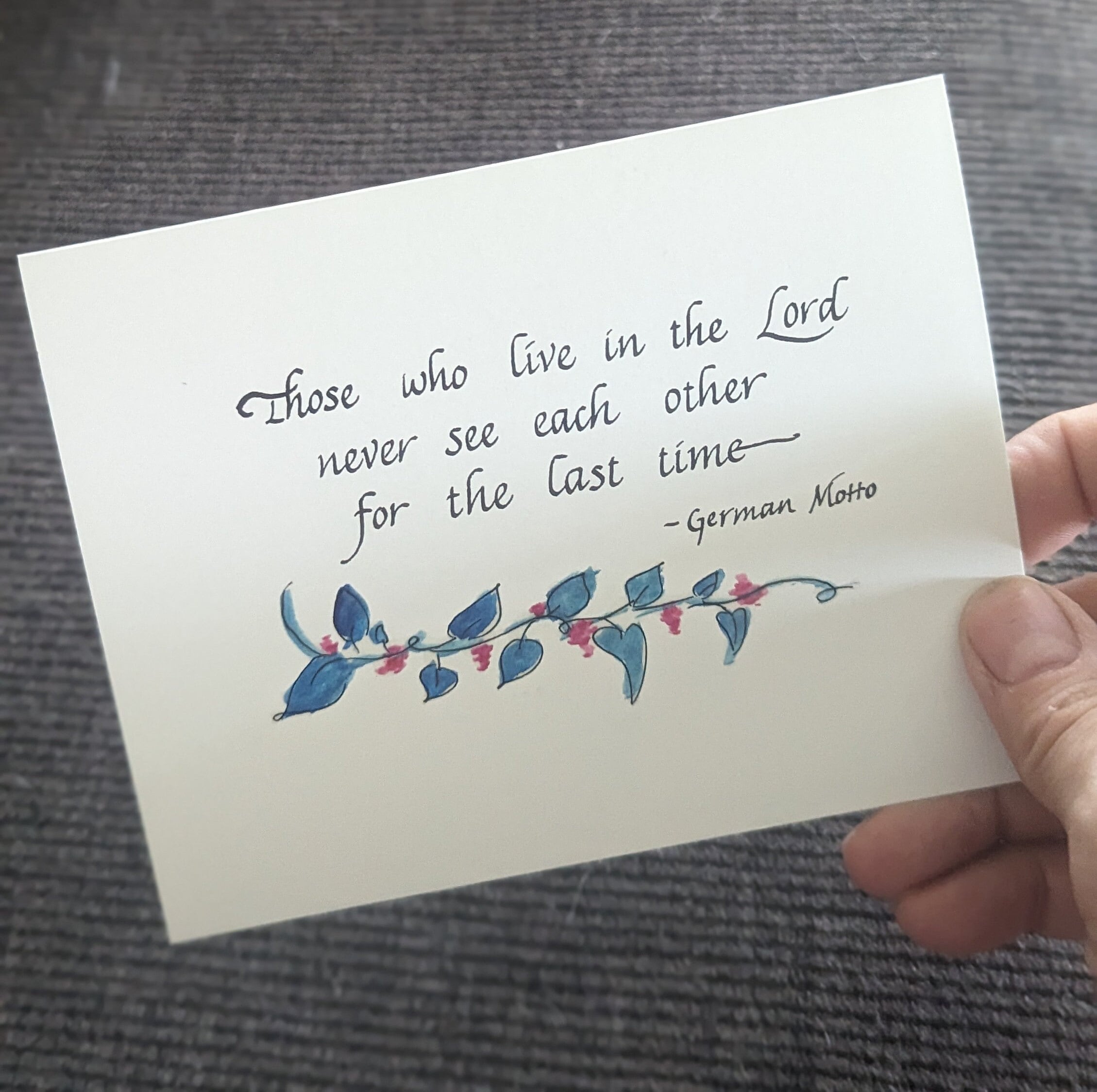 Christian Sympathy Card, Care Card, Care and Comfort, Comfort Card ...