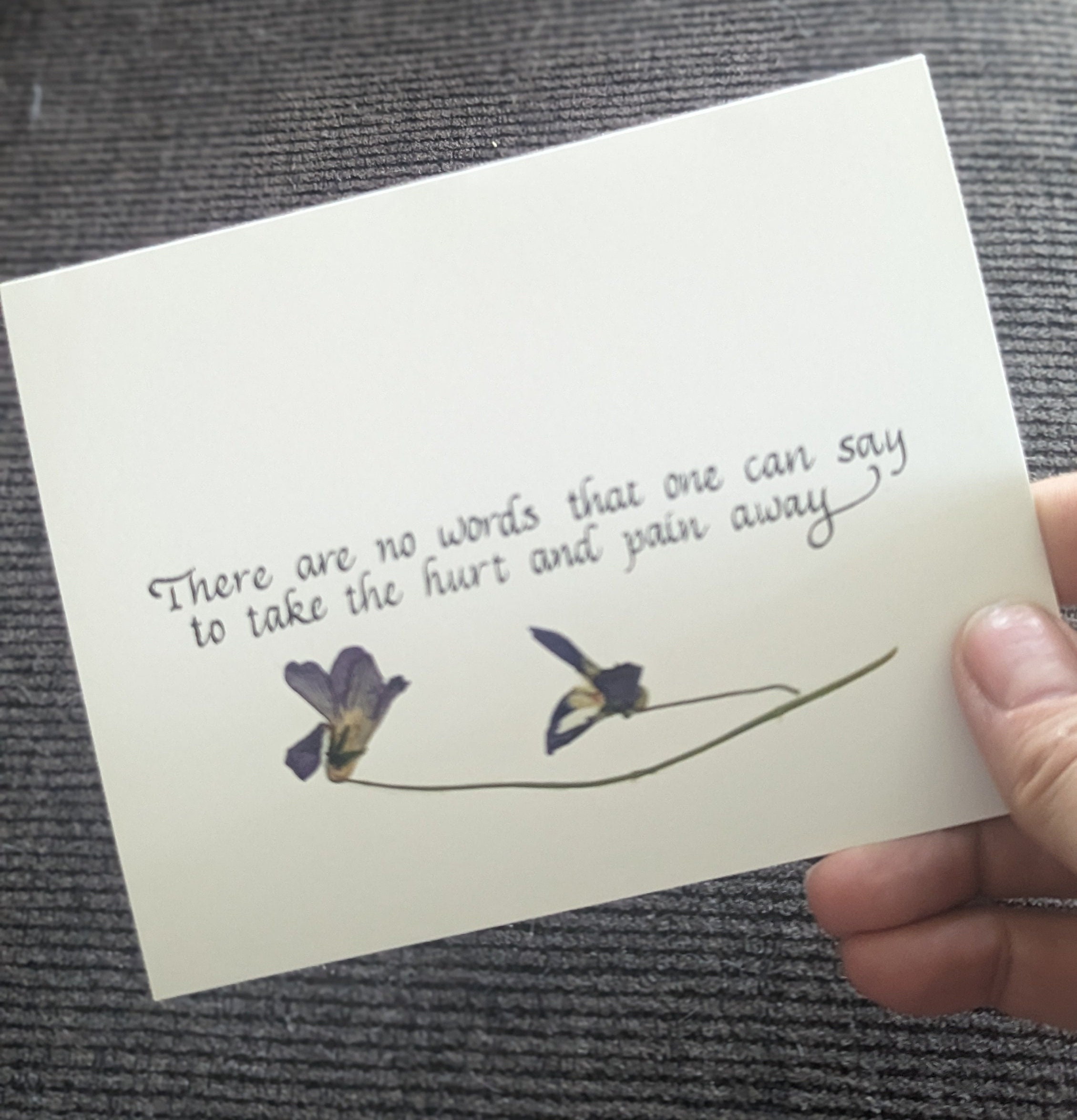 Christian Comfort Card, Care Cards, Loss of Loved One, Sympathy Card ...