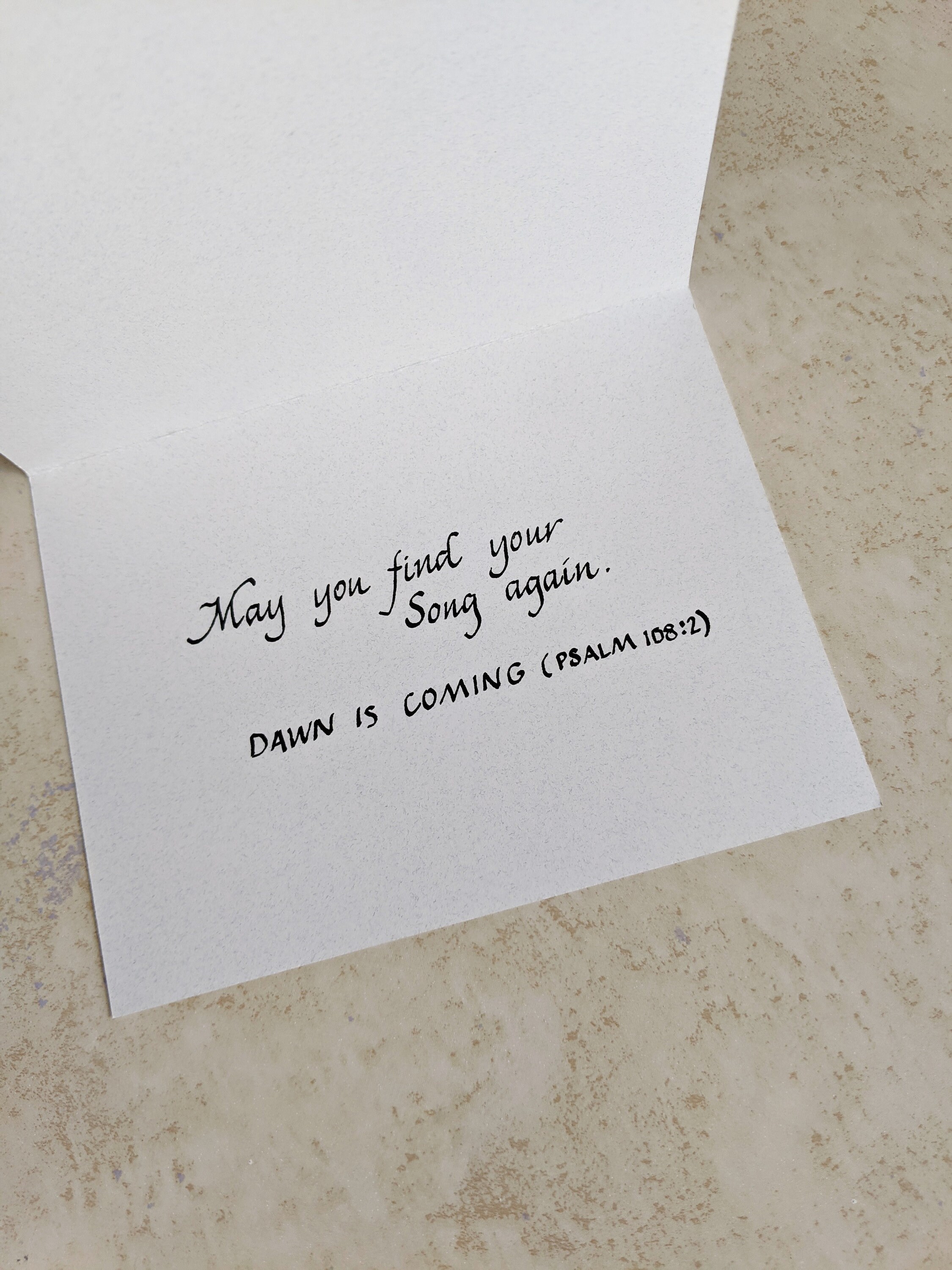 Inspirational Greeting Card, Hope Greeting Card, Handmade Card ...