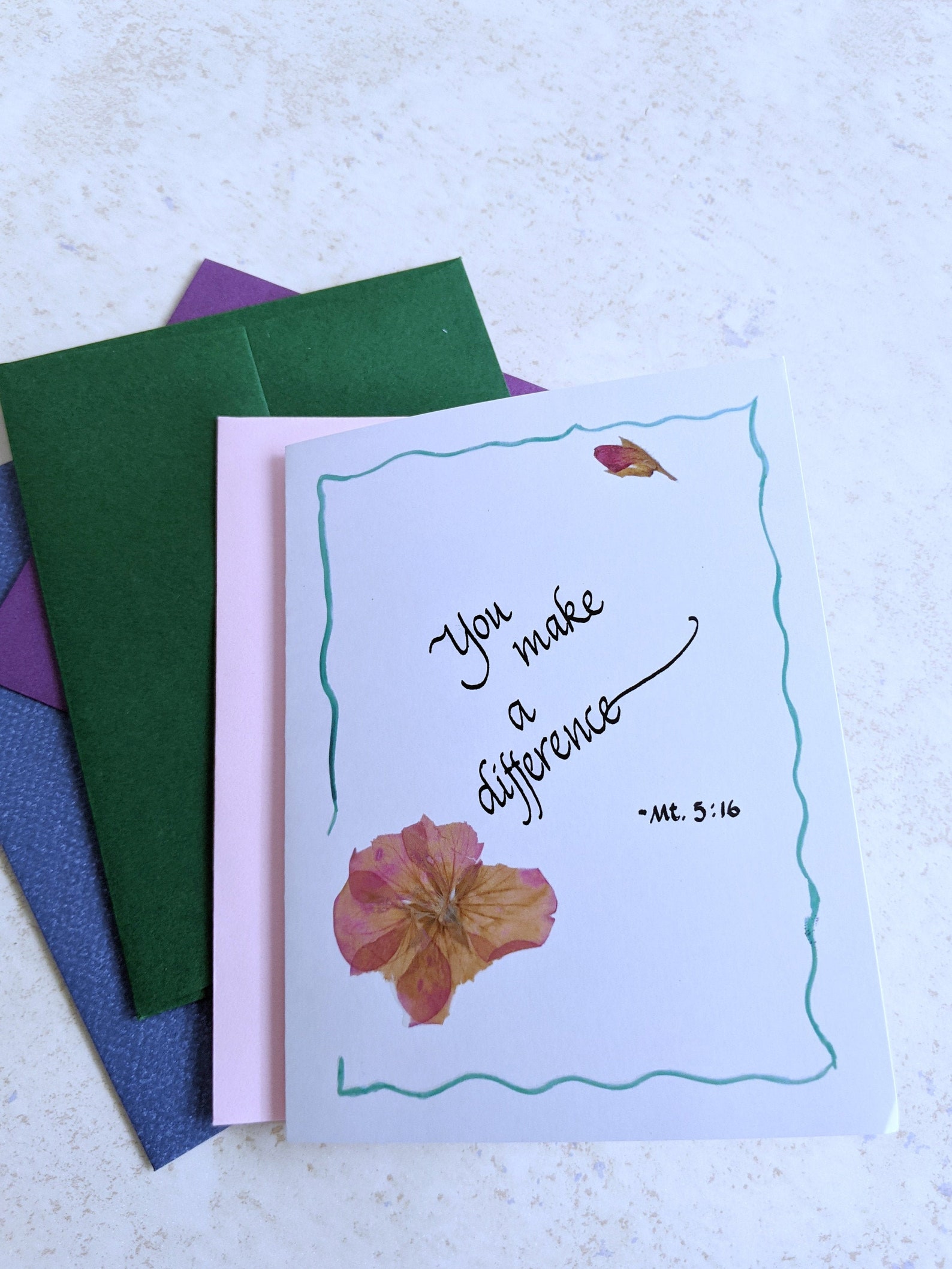 Christian Thank You Note, Bible Verse Card, Scripture Verse Card, Jesus ...