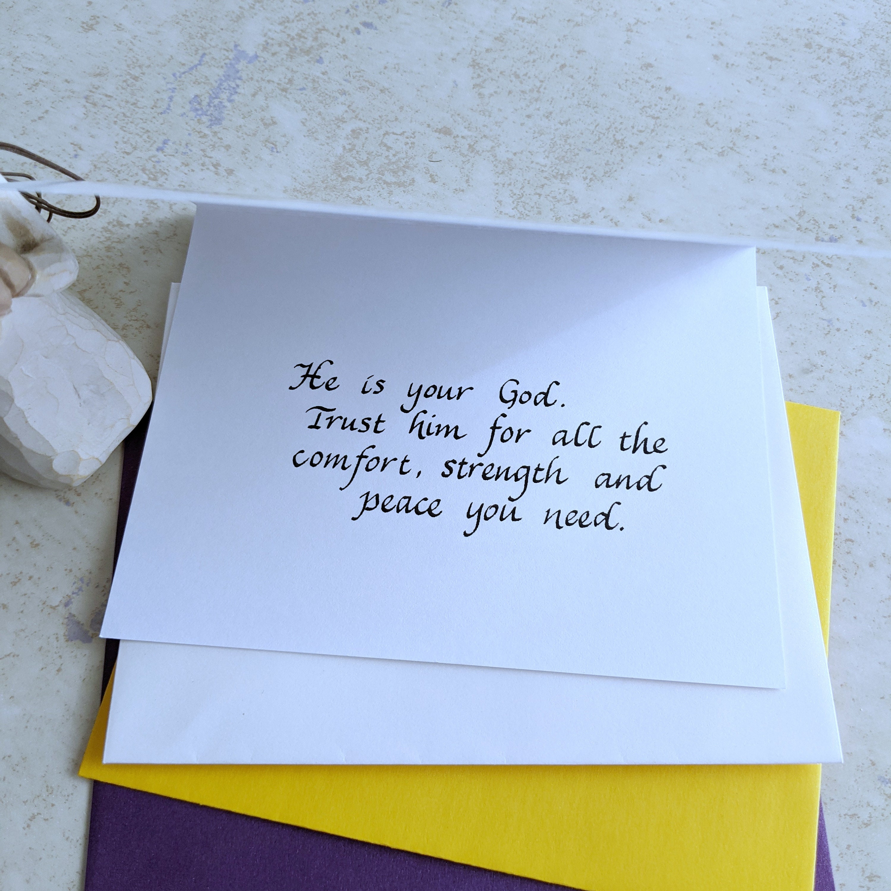 Christian Greeting Card, Care and Comfort Card, Christian Sympathy ...