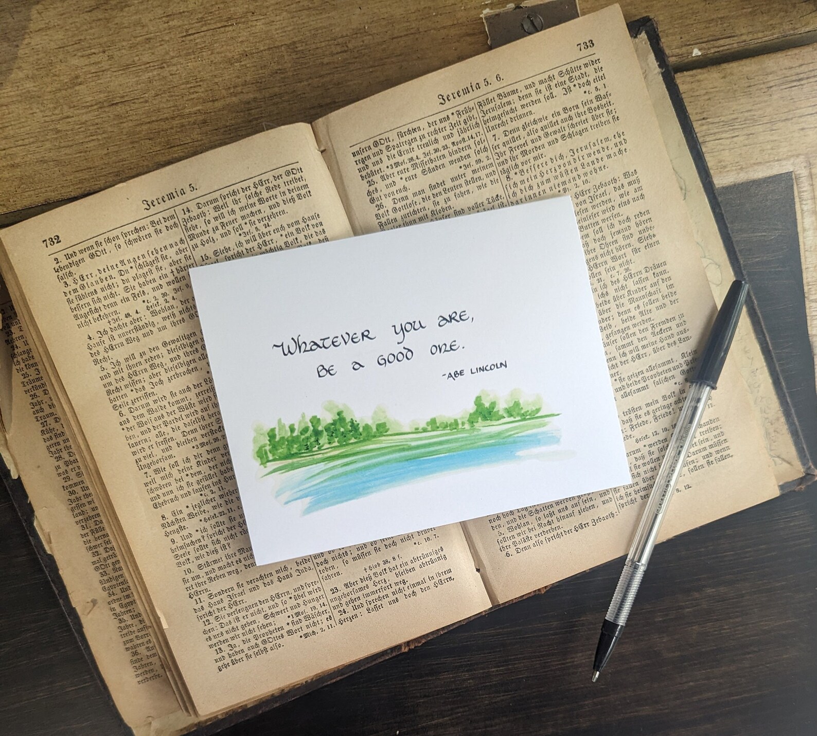 Congratulations Card, Graduation Card, Abe Lincoln Quote, Best Wishes ...