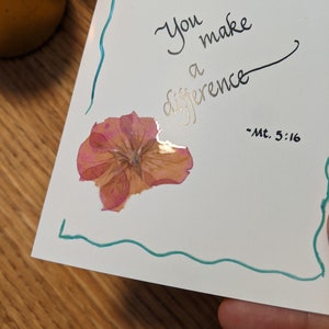 Christian Thank You Note, Bible Verse Card, Scripture Verse Card, Jesus ...