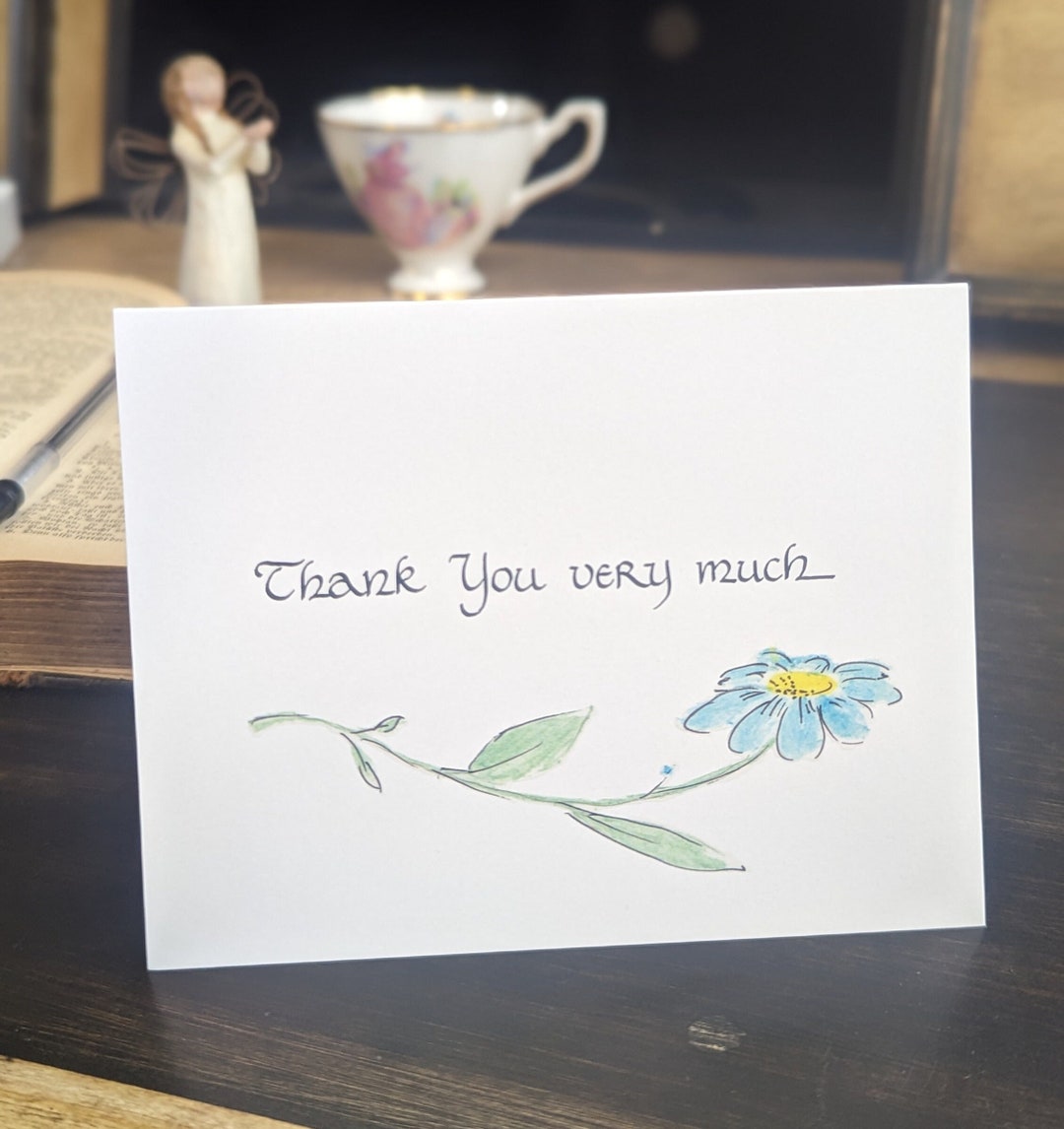 Christian Thank You Card, Thank You Notes, Thinking of You Card, Card ...