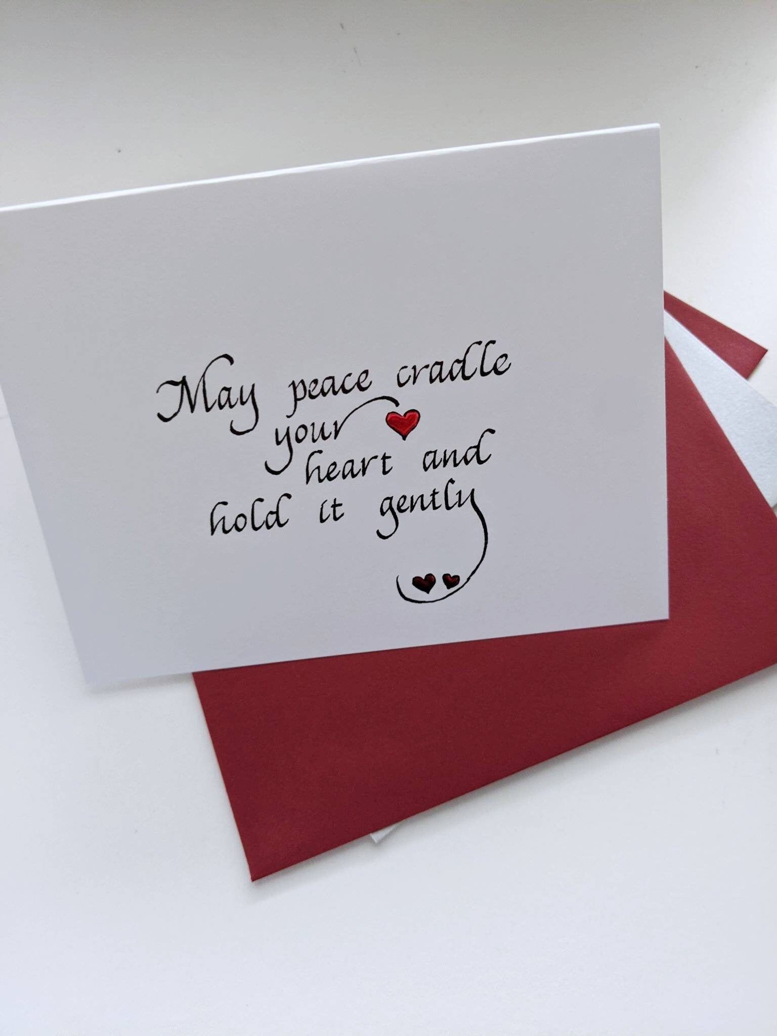 Christian Greeting Card, Encouragement Card, Comfort Card, Thinking of ...